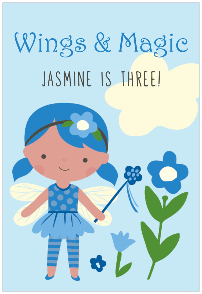 Fairy | Custom Shape Roll Labels | Tall Rectangle Labels | Evermine