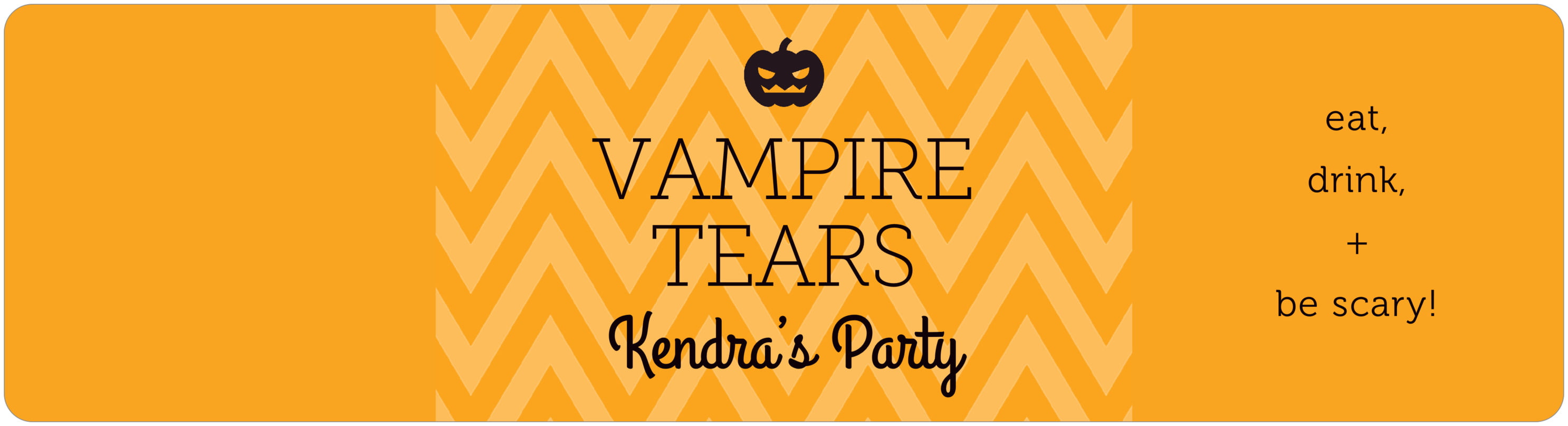 Iconic Halloween | Custom Roll Labels | Bottled Water Labels | Evermine